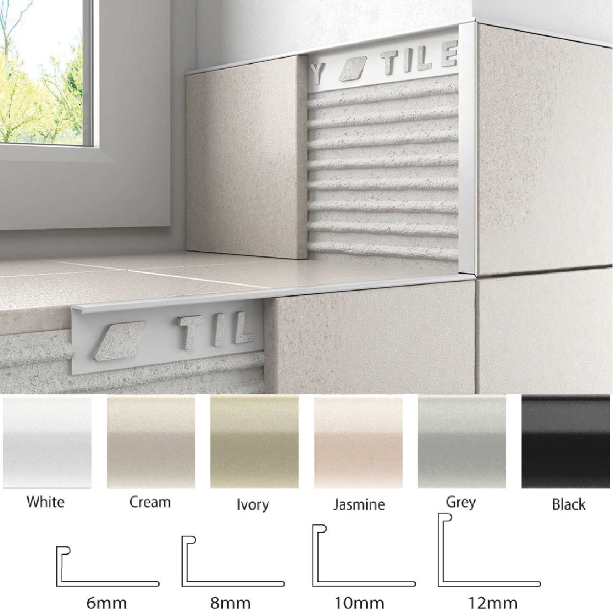 Ceramic Trim Tile And Trims 0.5x8 Silken Glossy Blue Ceramic Pencil