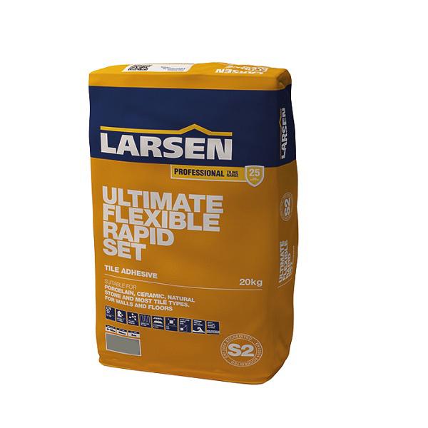 Larsen Ultimate Flex Rapid Set S2 Grey Adhesive 20kg – Discount Tile ...